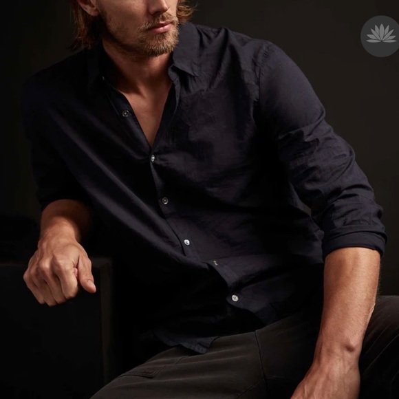 James Perse | Shirts | James Perse Mens Standard Shirt Black | Poshmark